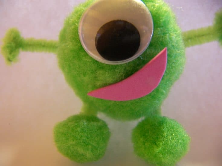 Mini Mike Wazowski Monster Crafts for Kids