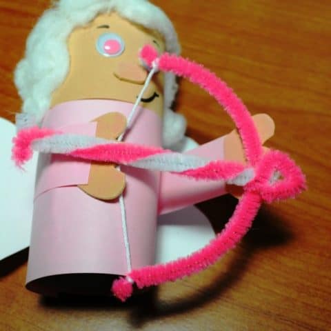 Cute Valentine’s Day Cupid Craft - Easy Crafts For Kids