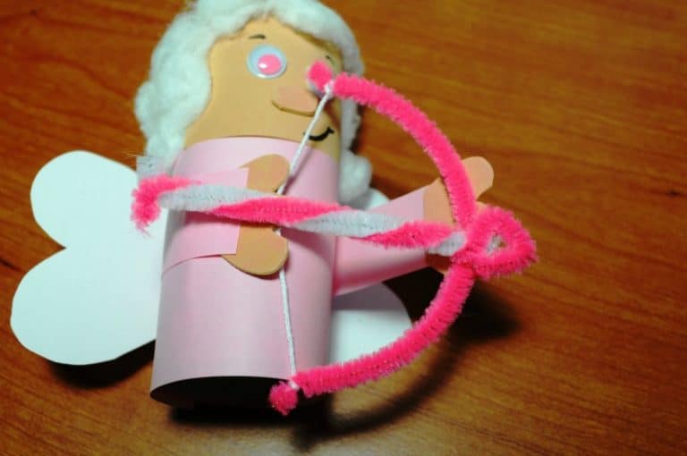 Cute Valentine’s Day Cupid Craft - Easy Crafts For Kids
