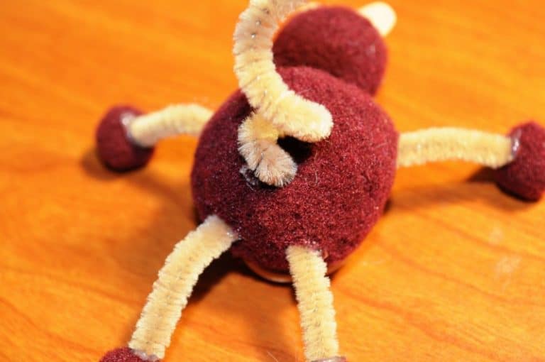 Monkey Craft For Kids with Pom Poms