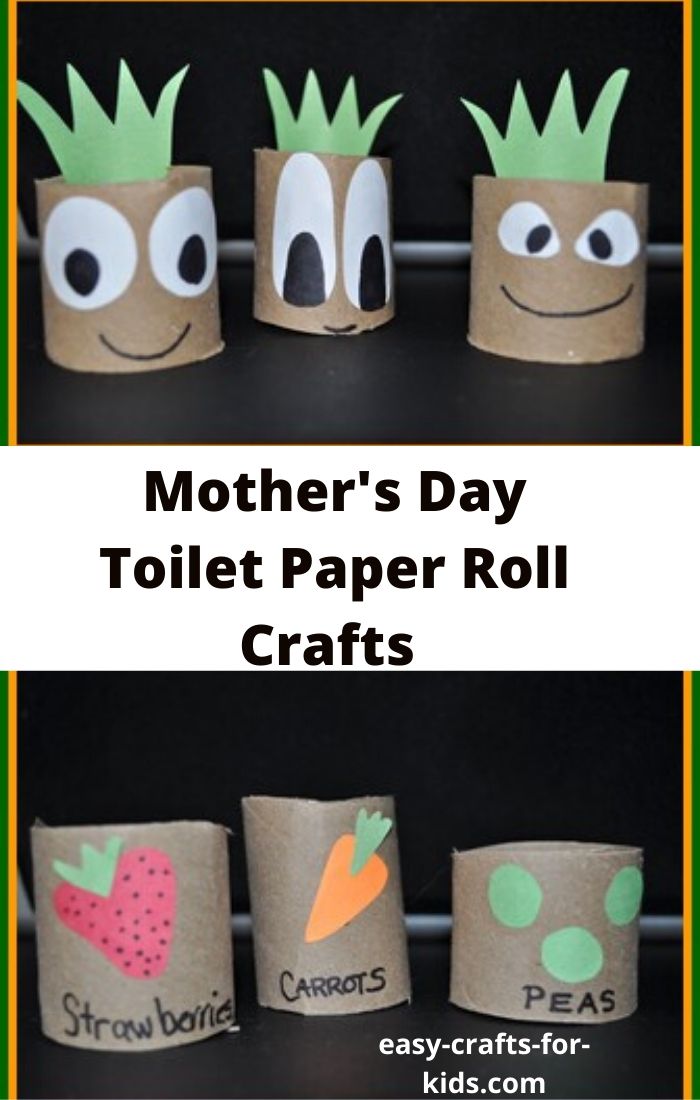 Mother S Day Toilet Paper Roll Crafts Homemade Plant Starters Easy