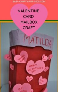 Paper Bag Valentine Card Mailbox