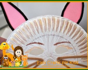 Cat Mask Paper Plate