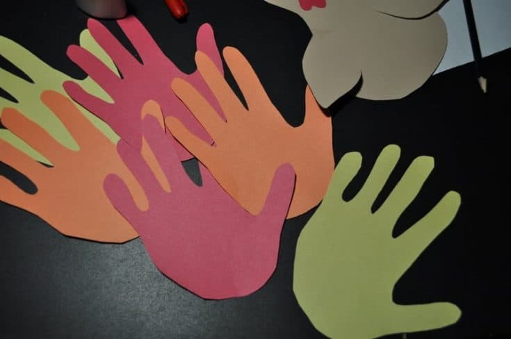 Easy Thanksgiving Hand Turkey Craft for Kids