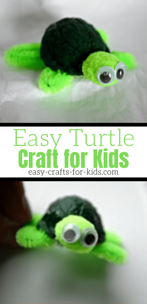 Easy Turtle Craft With Walnuts