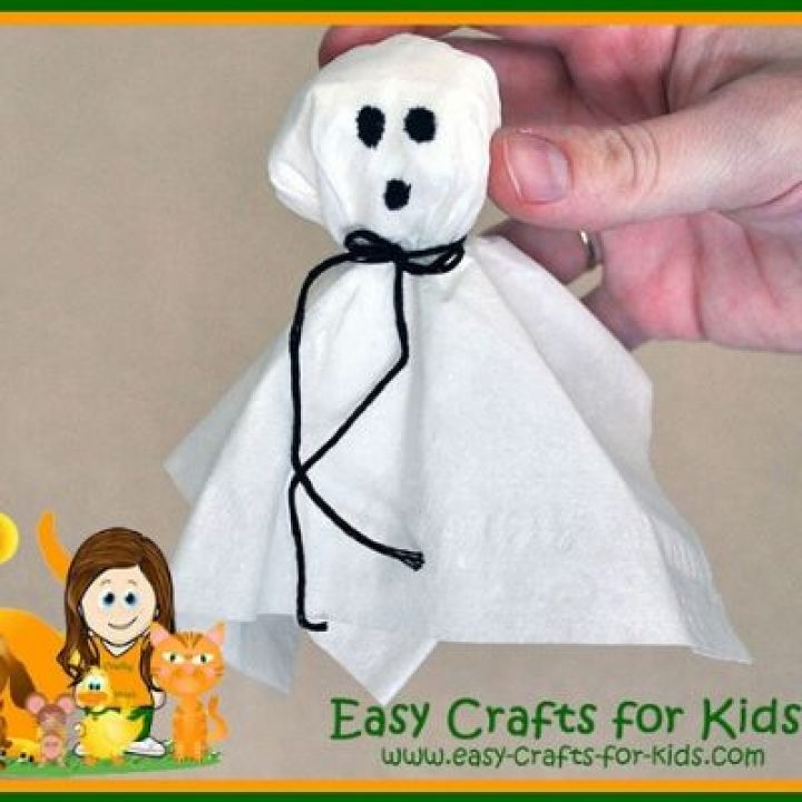Kleenex Ghosts - How To Make Ghosts From Tissues