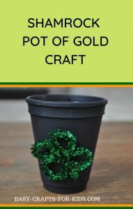 Pot of Gold St Patrick's Day Craft