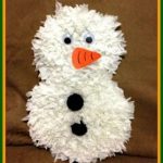 Tissue Paper Snowman For Kids at Christmas