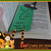Wicked Witch Bookmark Craft for Kids