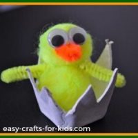 Spring Chick Craft For Kids