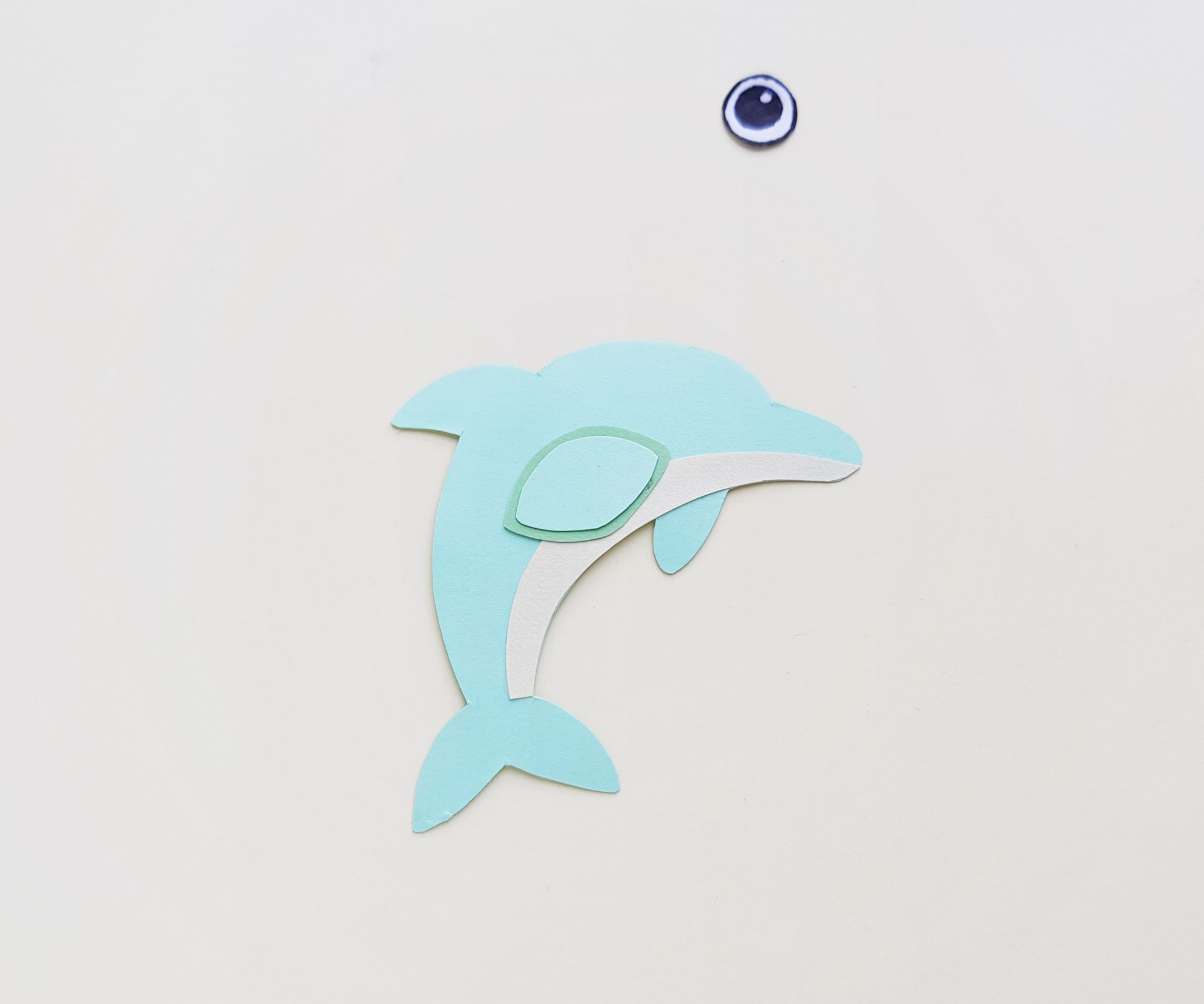 Dolphin Craft With Paper
