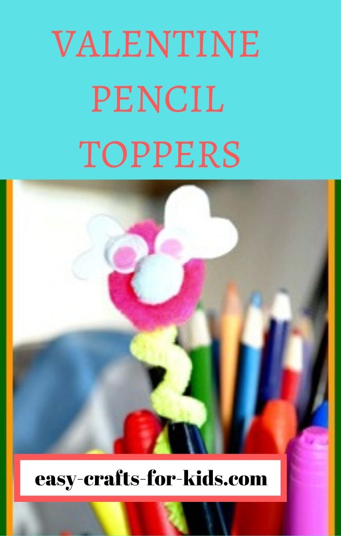 Valentine Pencil Toppers