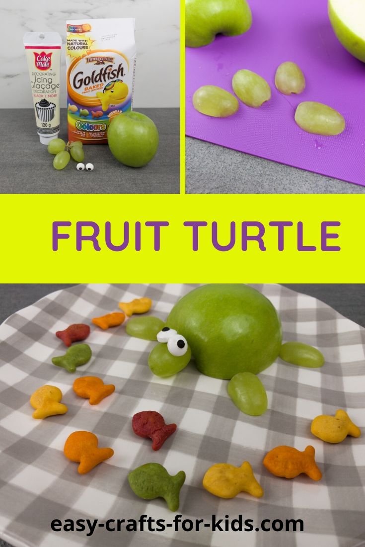 Easy Turtle Craft With Food