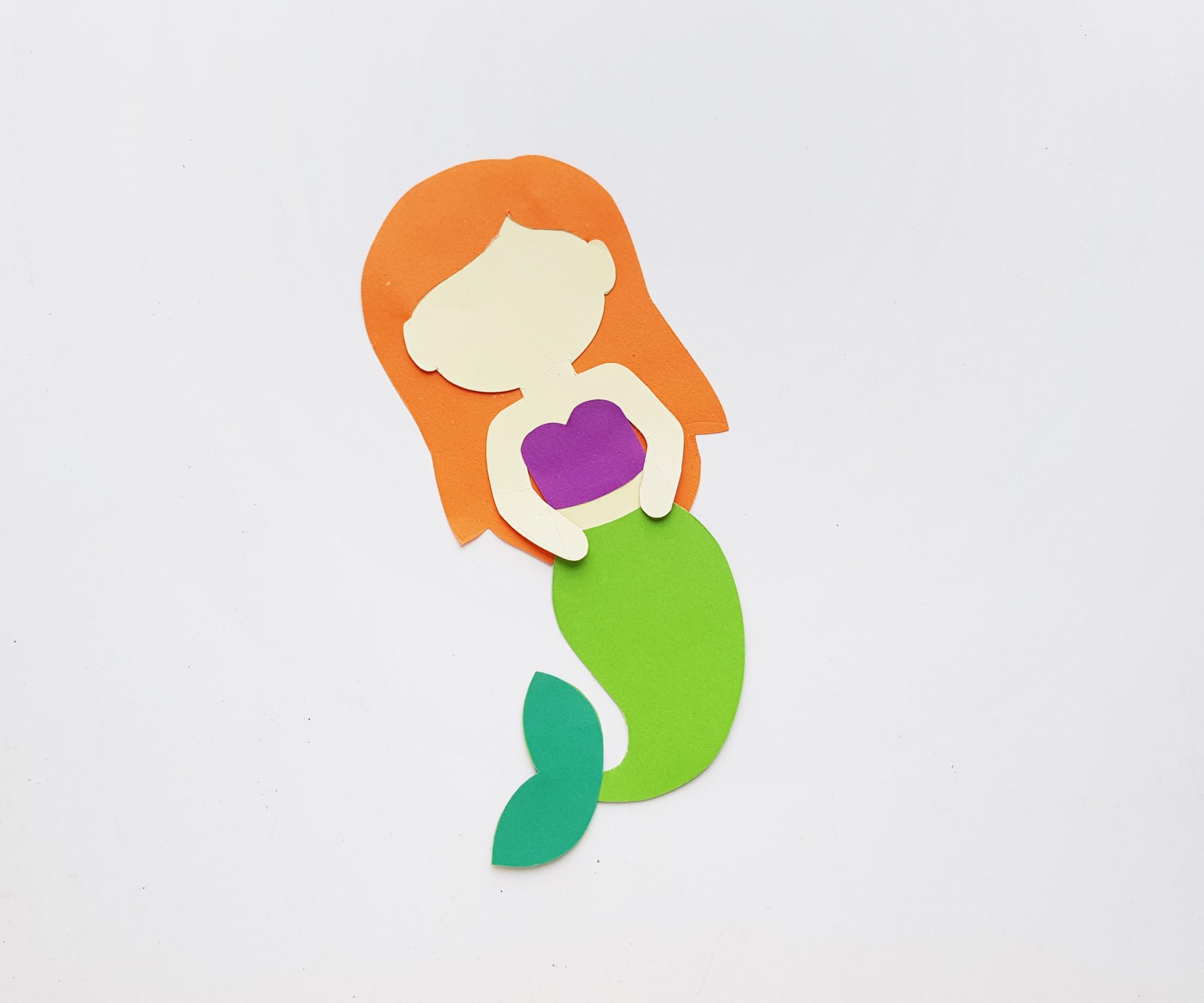 Disney Ariel Craft with Paper