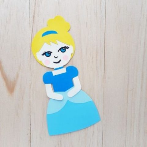 Cinderella Craft with Paper - Easy Crafts For Kids