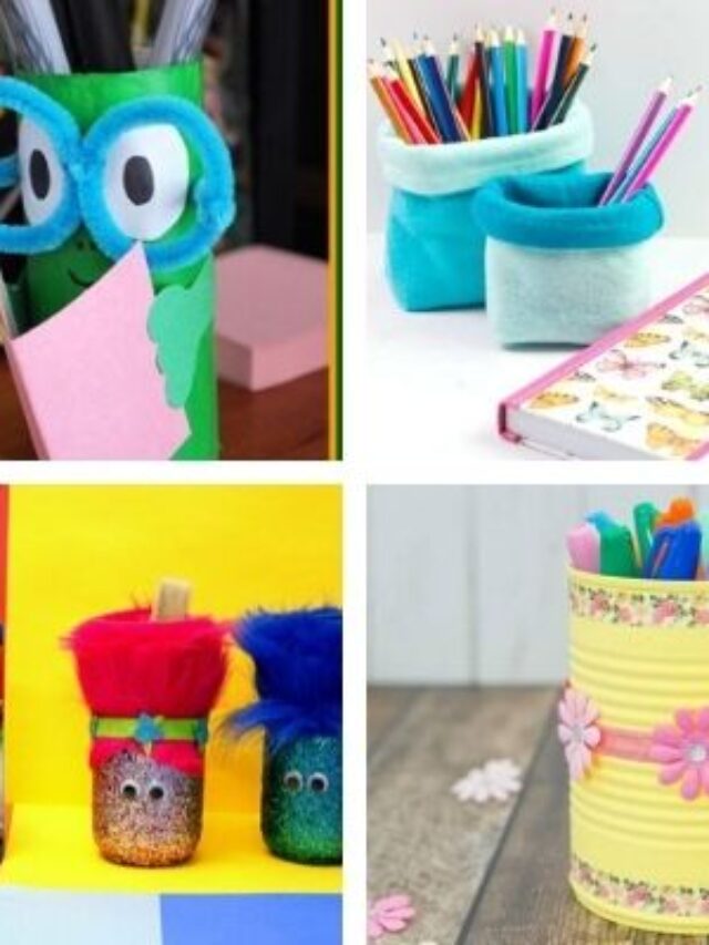 Cutest DIY Pencil Holders for School - Easy Crafts For Kids