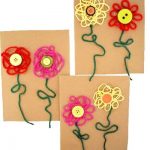 Yarn Flower Craft - Easy Crafts For Kids