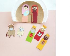 Christmas Nativity Crafts with Paper Plate - Easy Crafts For Kids
