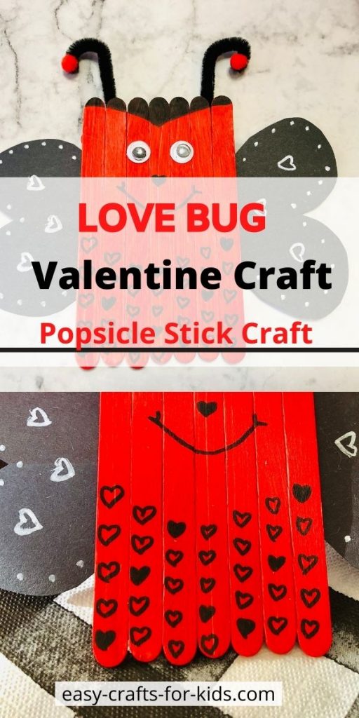 Love Bug Valentine Craft for Kids