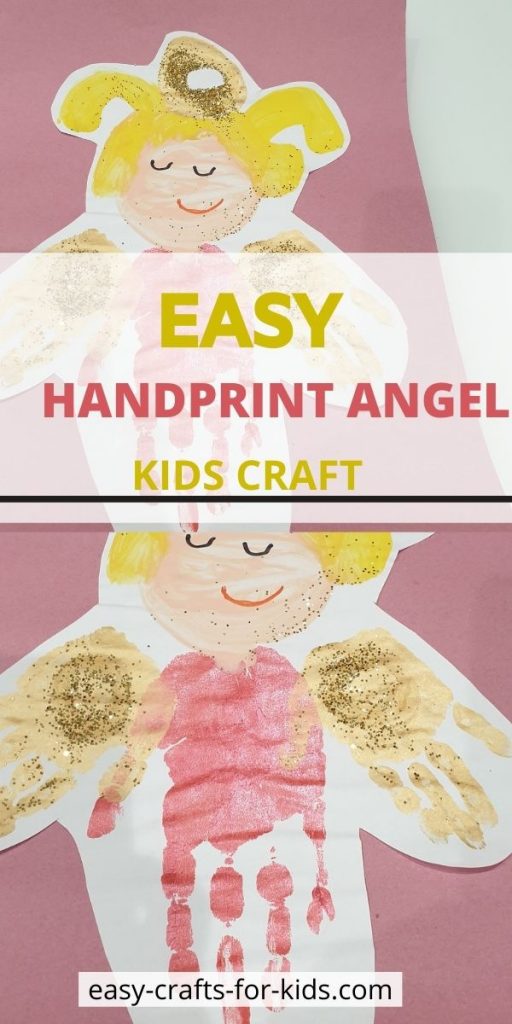 Handprint Angel Poster