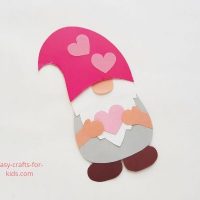 Valentine Gnome Craft for Kids - Easy Crafts For Kids