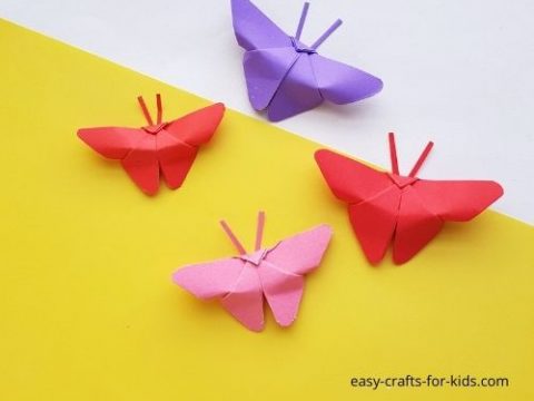 How To Make Paper Butterfly Step By Step