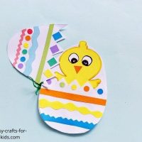 Easter Hatching Chick Craft with Template - Easy Crafts For Kids