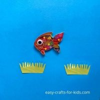 Quilled Paper Goldfish Craft - Easy Crafts For Kids