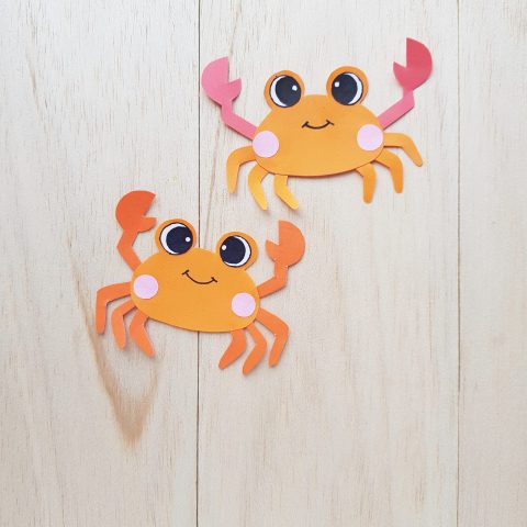 Cute Crab Craft – How to Make a Crab From Paper - Easy Crafts For Kids