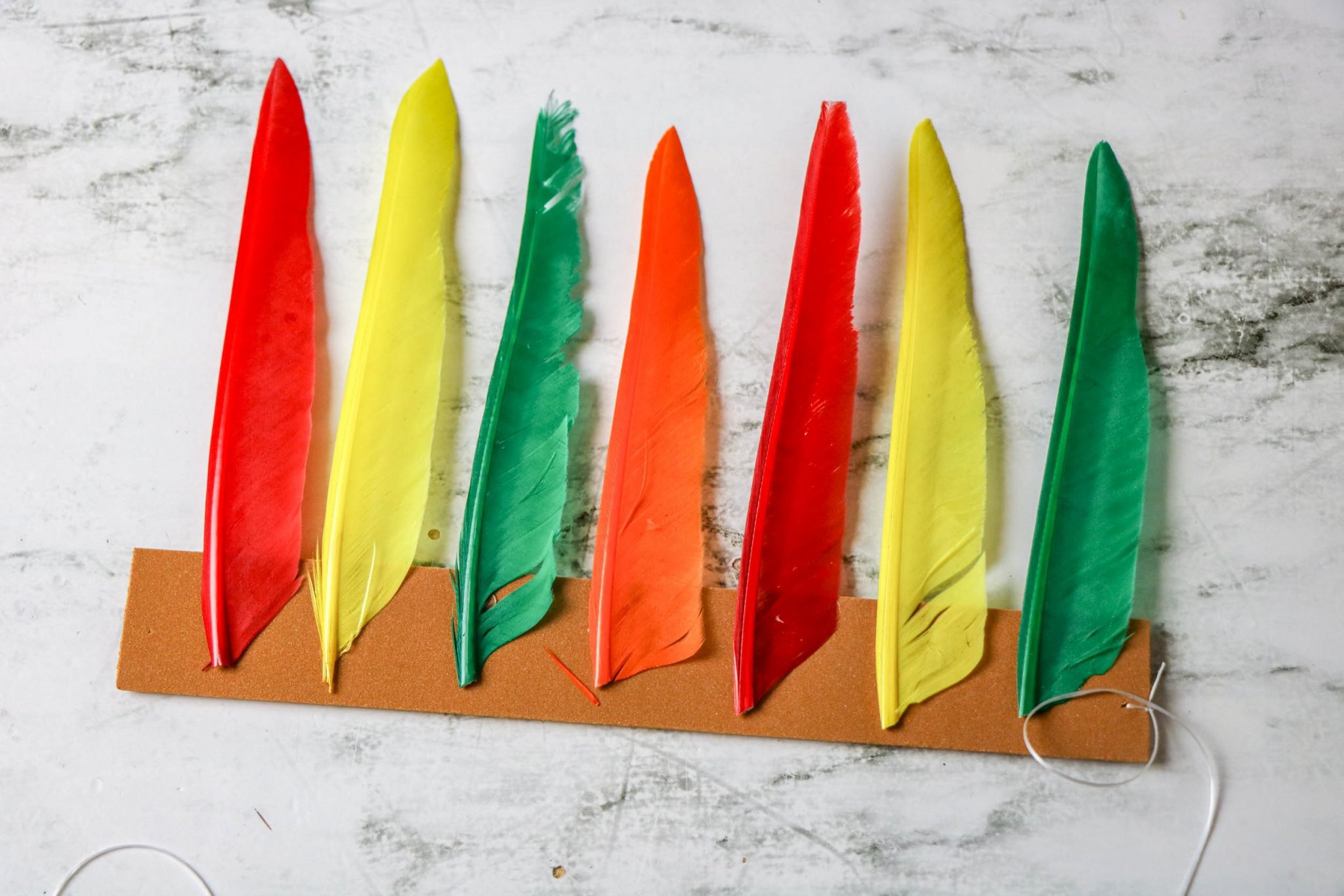 Native American Headband Craft with Feathers