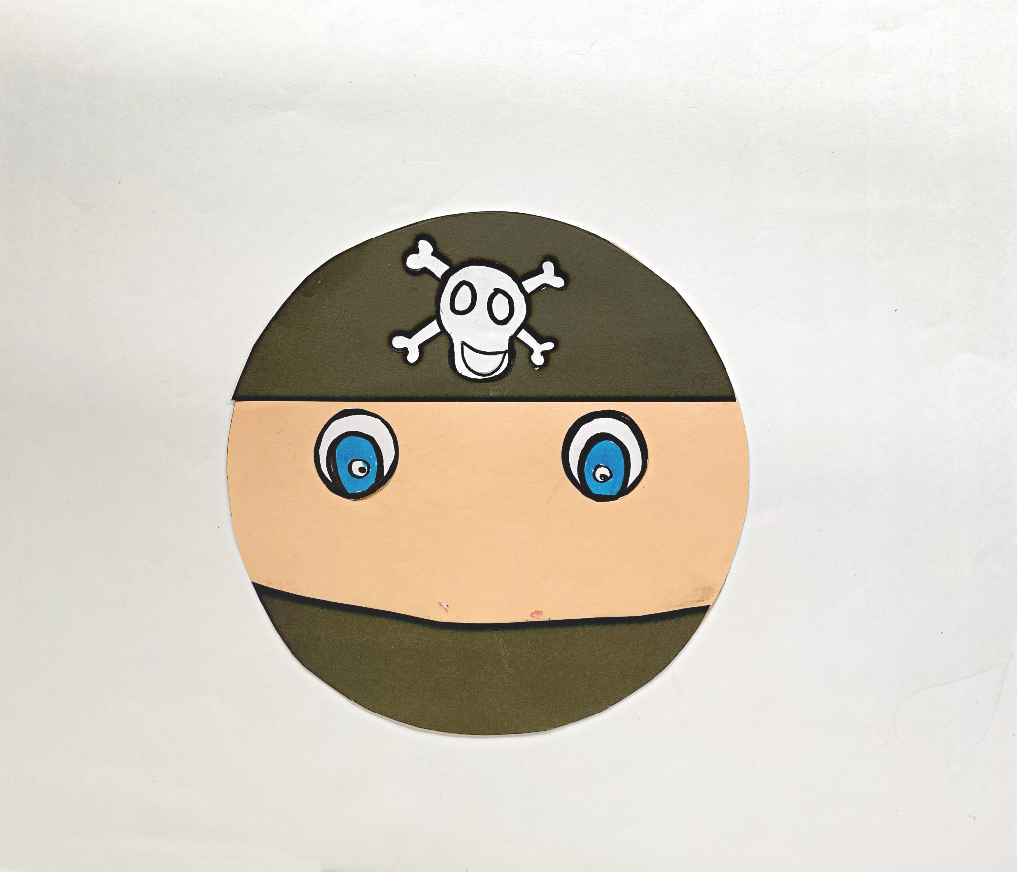 Paper Plate Pirate Craft with Moving Eyepatch