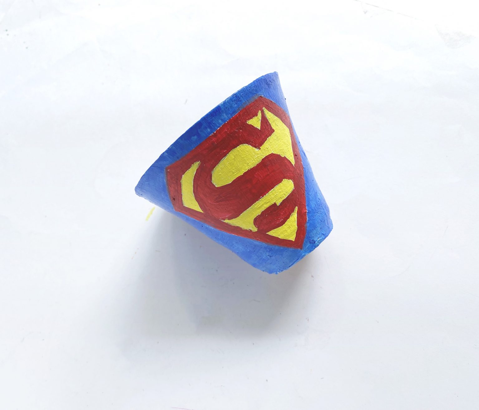 Superman Planter Craft - Easy Crafts For Kids