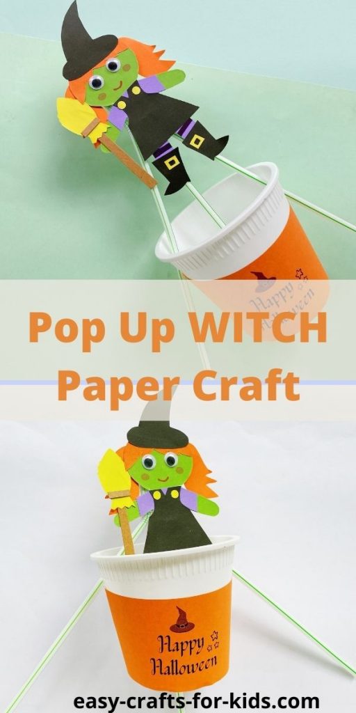 Flying Witch Craft with Cup