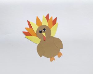 Thanksgiving Turkey Pop up Card for Kids