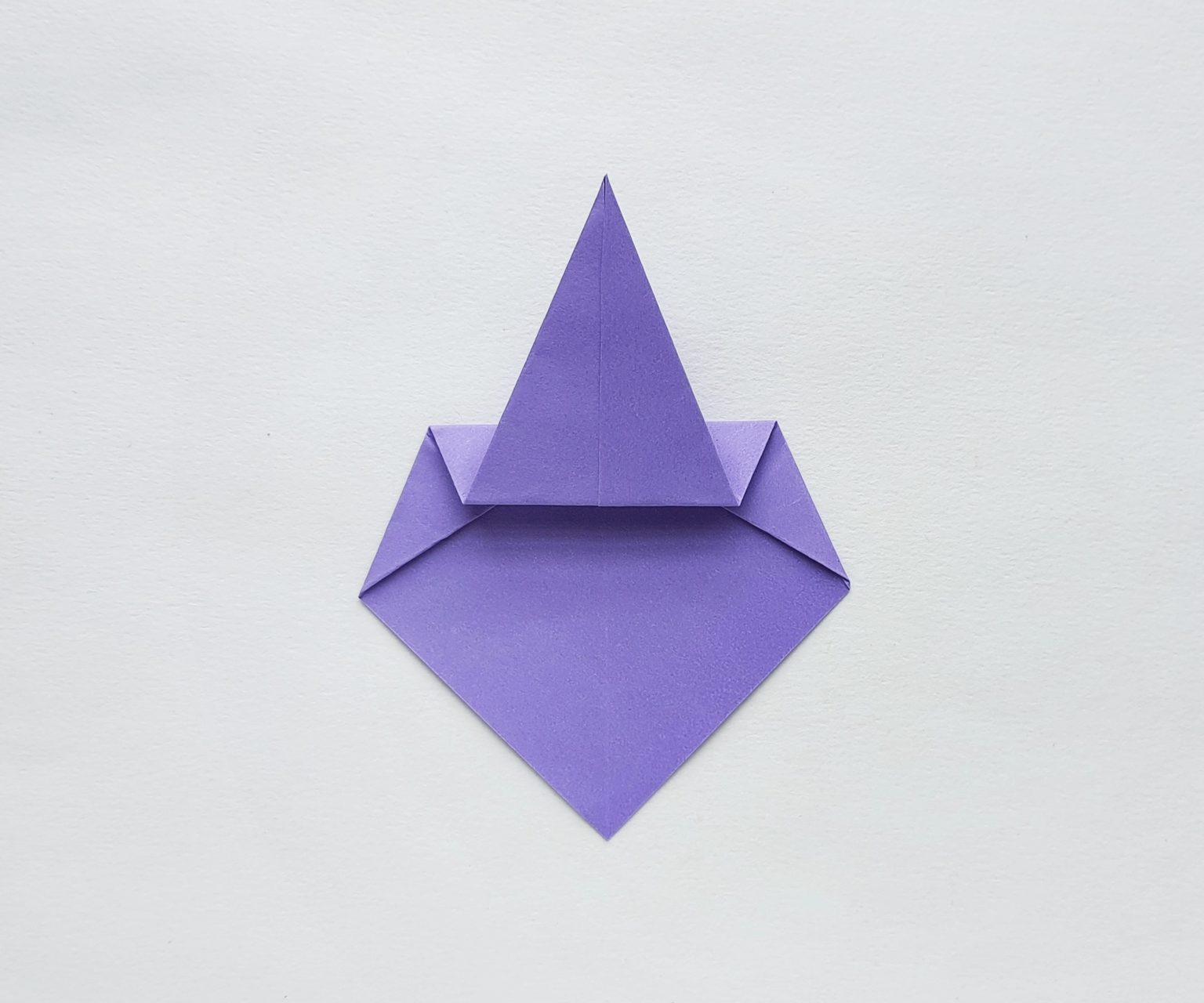 Easy Witch Origami for Halloween - Origami Witch Instructions