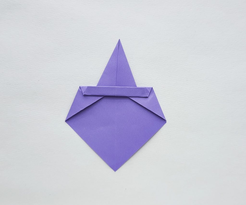 Easy Witch Origami for Halloween - Origami Witch Instructions