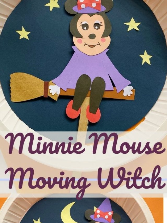 Halloween Minnie Mouse Craft - Easy Crafts For Kids