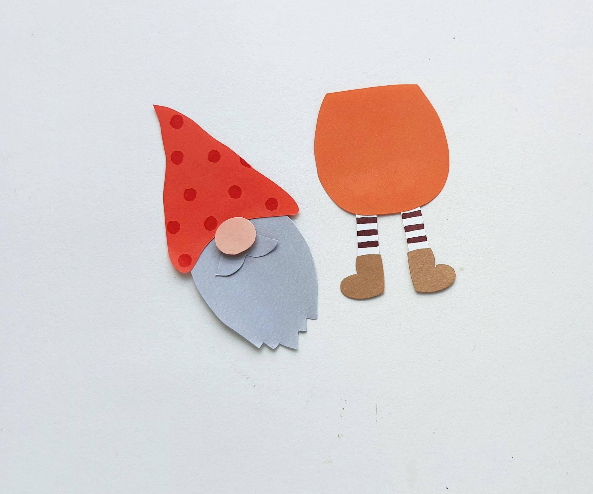 Fall Gnome Craft with Paper