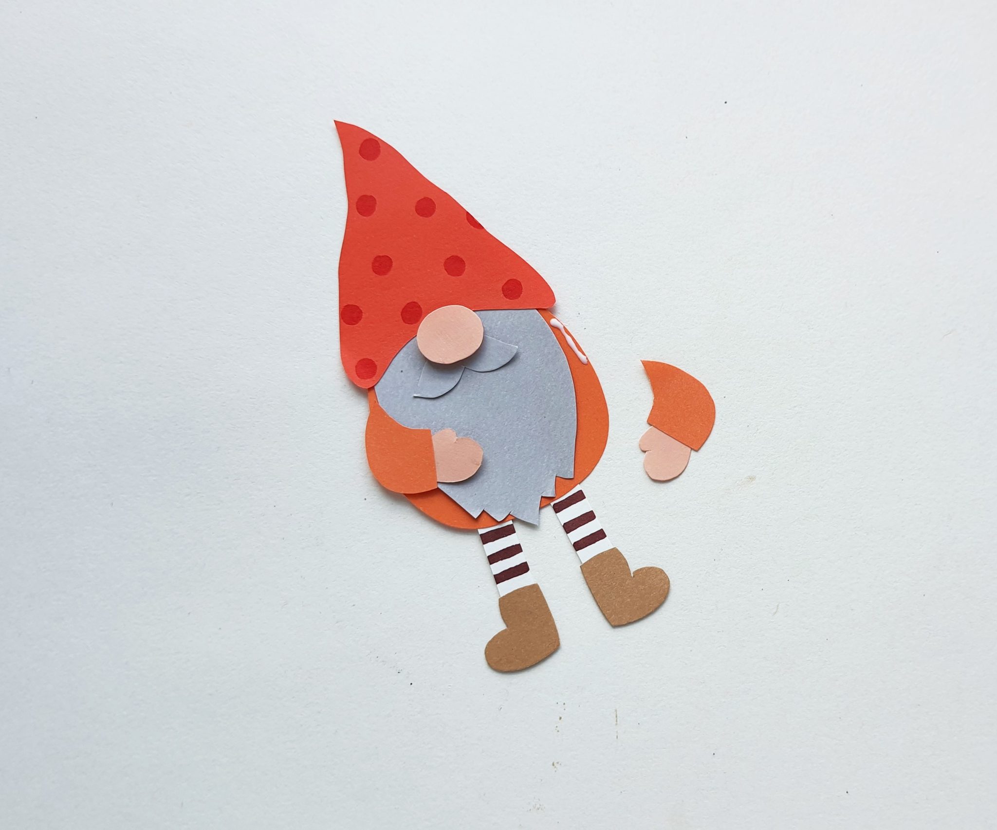 Fall Gnome Craft with Paper