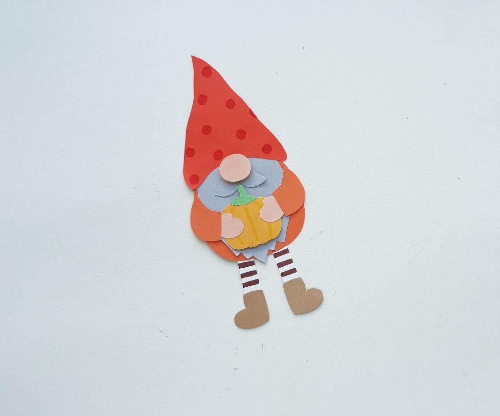 Fall Gnome Craft with Paper