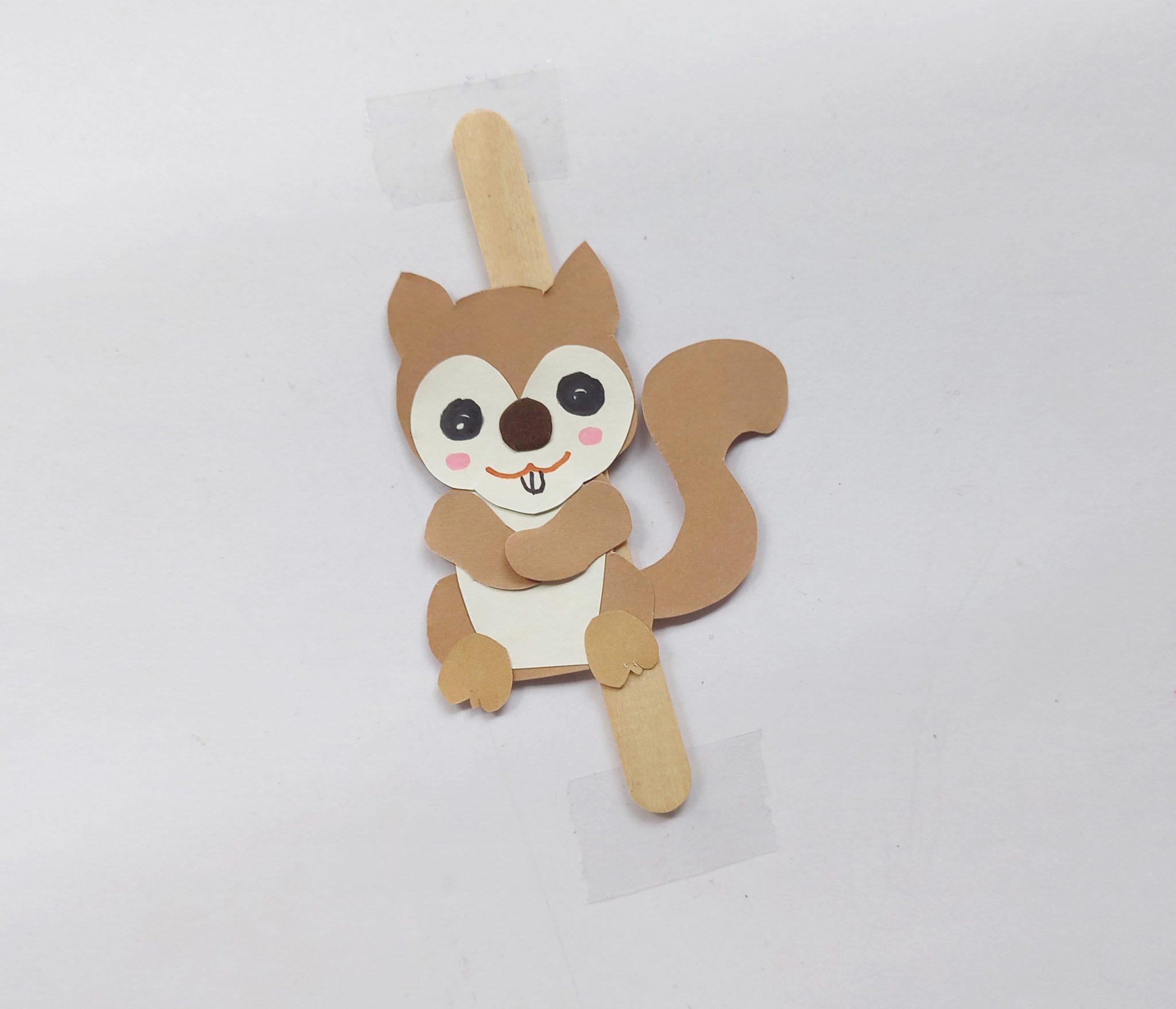 Squirrel Fall Wreath Craft for Kids