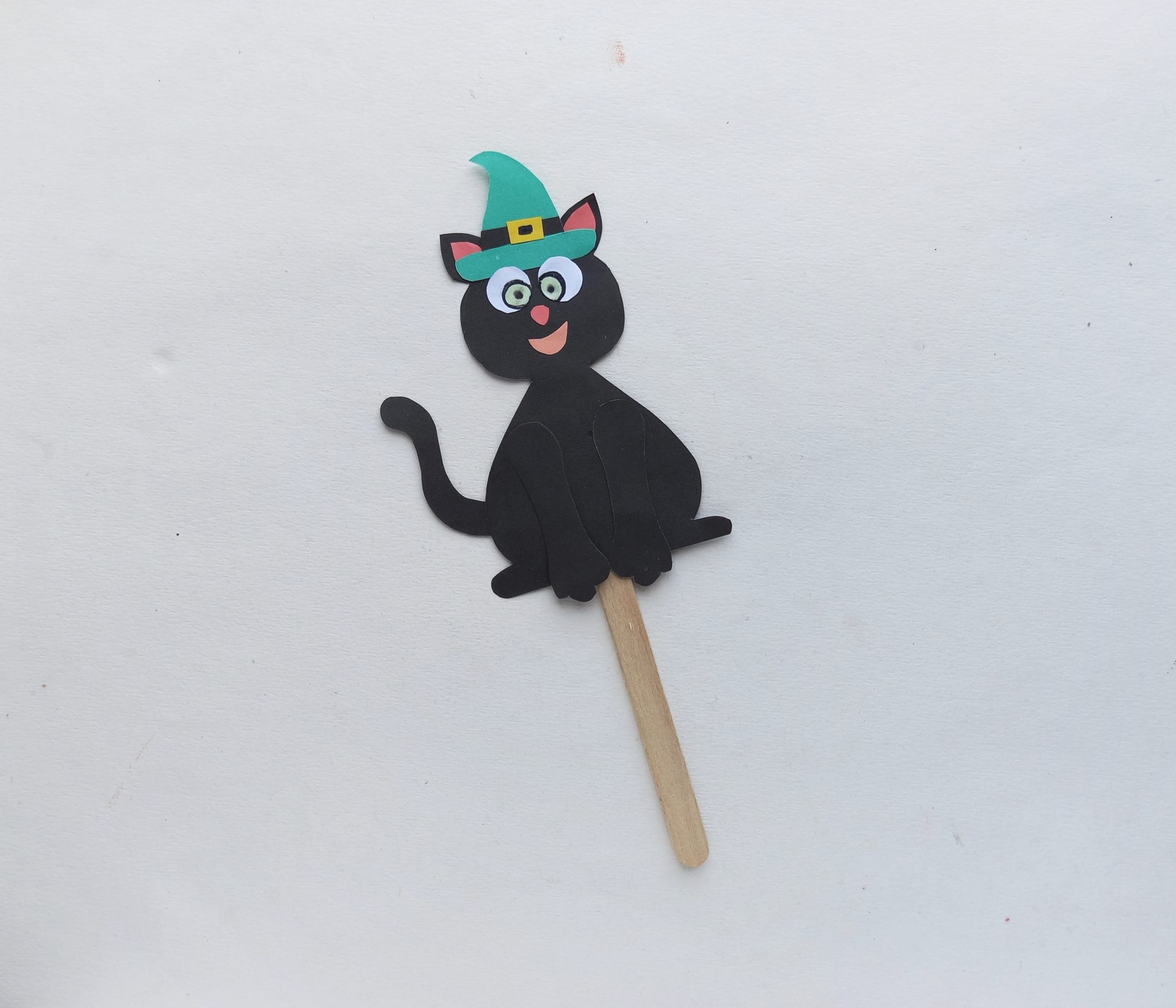 Paper Plate Cat Witch Craft