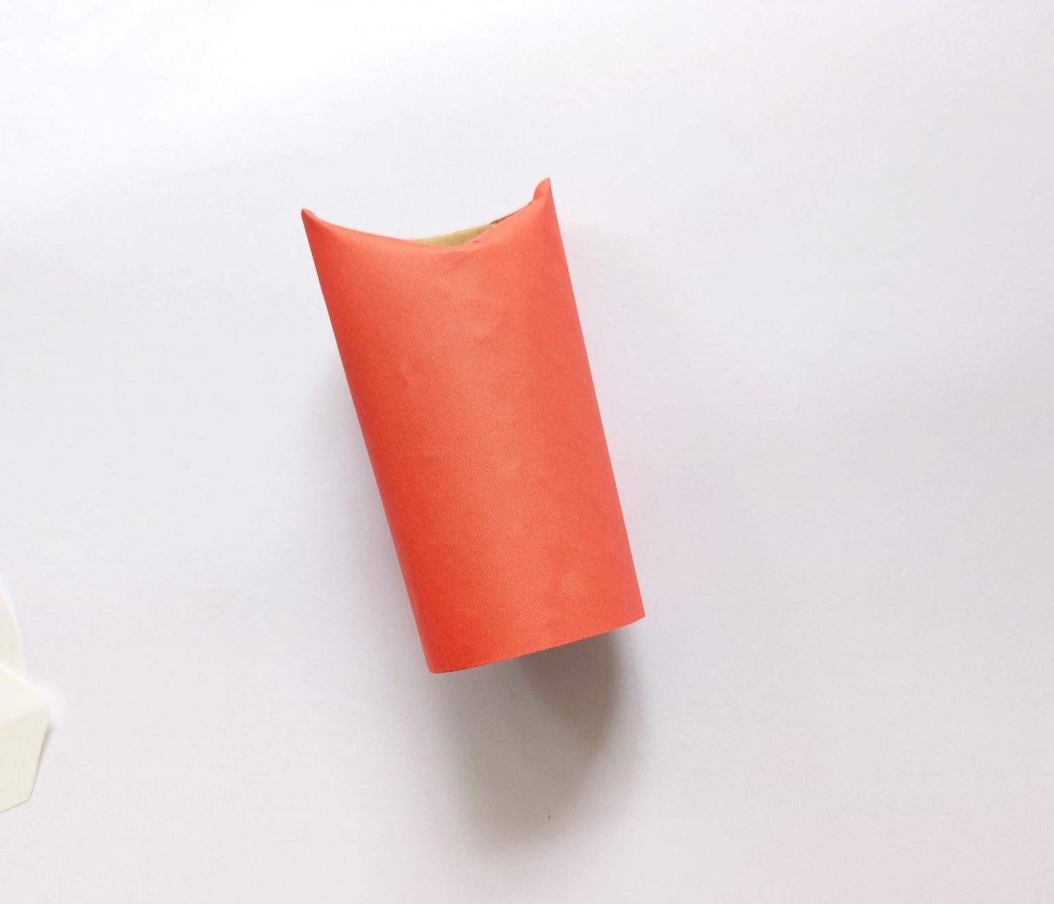 Red Fox Craft with Toilet Paper Roll