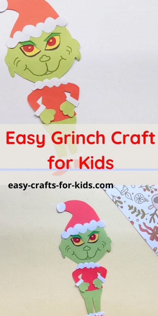 Grinch Craft with Paper
