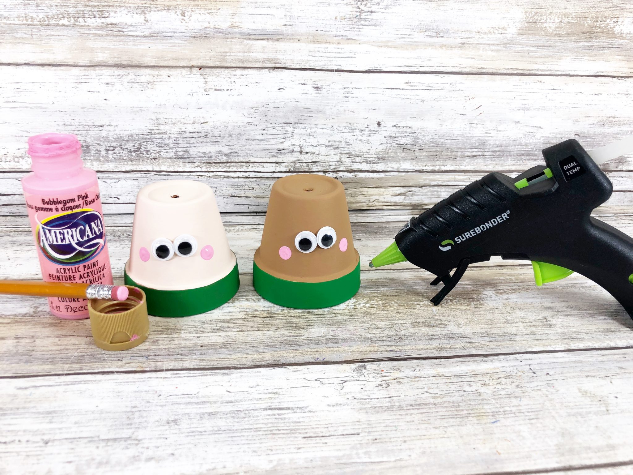 Clay Pot Elf Craft for Kids this Christmas