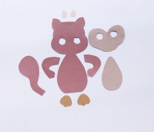 Paper Plate Squirrel Craft with Moving Eyes