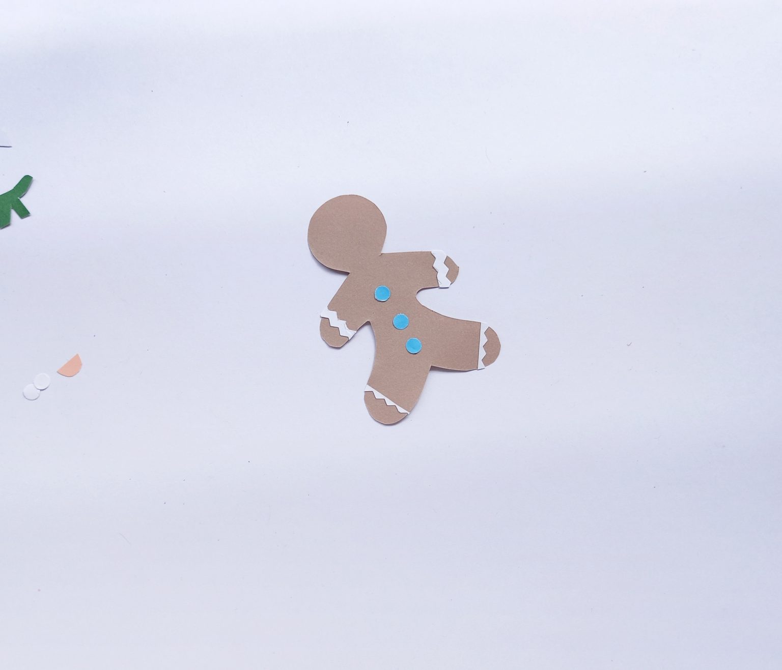 DIY Gingerbread Man Bookmarks