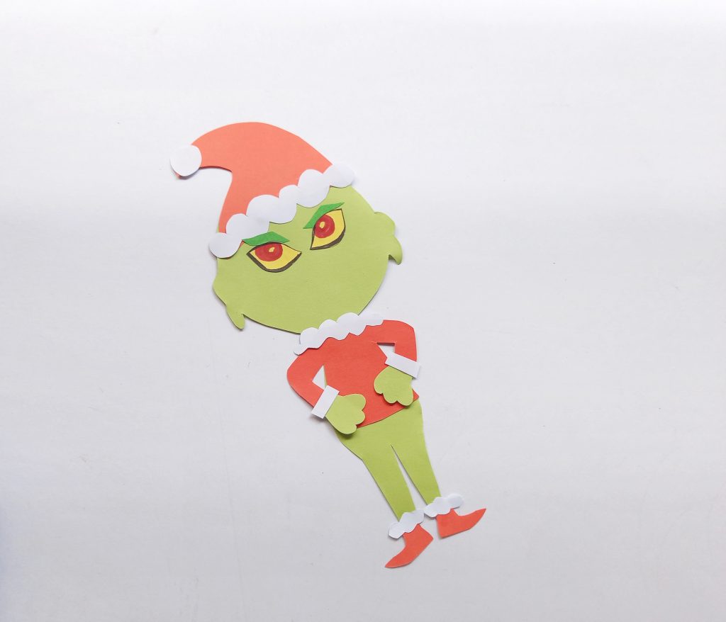 Grinch Craft with Paper