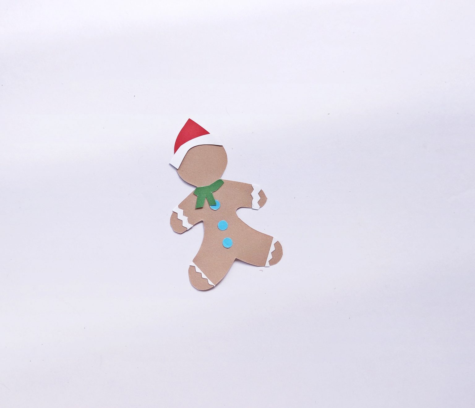 DIY Gingerbread Man Bookmarks