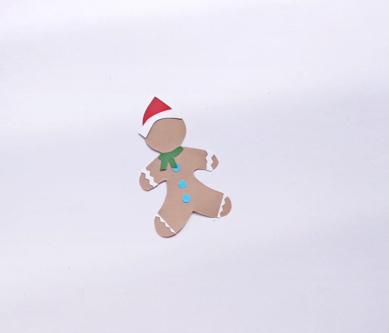 DIY Gingerbread Man Bookmarks